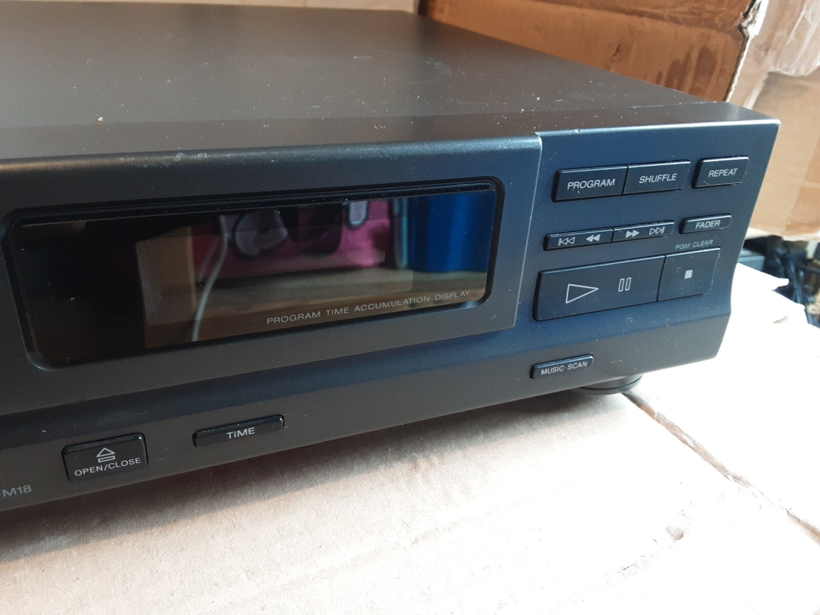 SONY CDP-M18 COMPACT DISC PLAYER CD Hifi Separates, No remote, READ ...