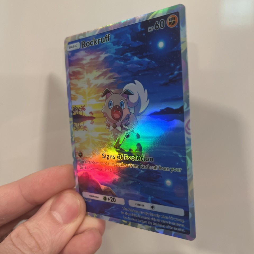 Rockruff Card Pokemon TCG Pocket -Printed Sharp! | Celestial Guardians ...