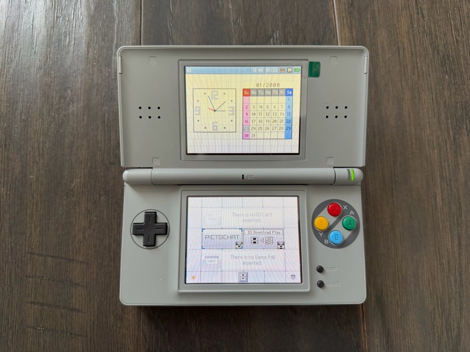Nintendo DS Lite W/ NEW eXtremeRate SNES Gray Shell *READ DESCRIPTION ...