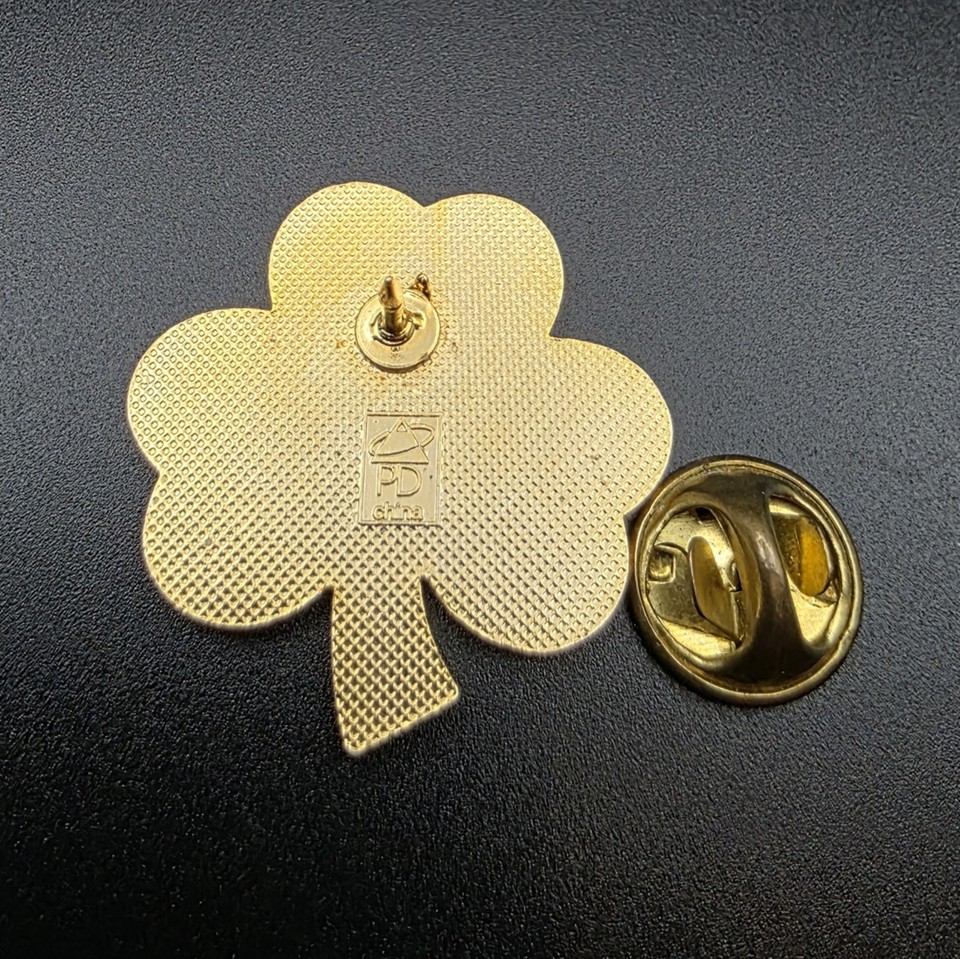 Notre Dame Fighting Irish Shamrock Hat Lapel Pin | eBay