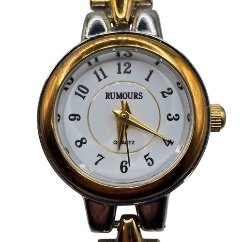 Rumours Women Watch Silver Gold Tone Band 7 1/4 inches Working ...