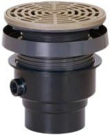 Sioux Chief 832-4PNR 4 PVC Floor Drain W/Adjustable NB Strainer Finish ...