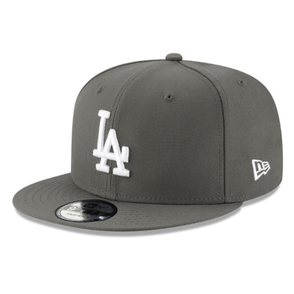 Brand New 9FIFTY Baseball Cap - MLB Los Angeles Dodgers Basic Gray ...
