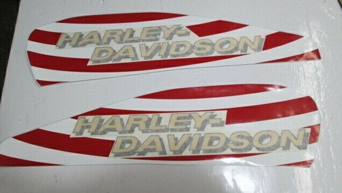 XR750 Tank Decals Red & White w/ Gold Harley-Davidson XR XR-750 Jump ...