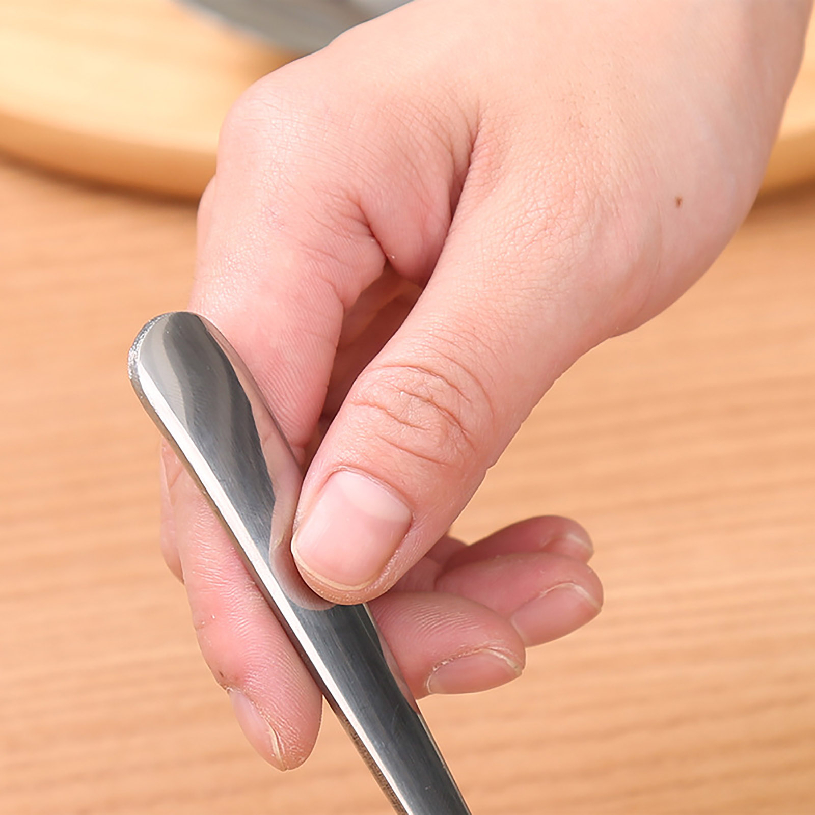 Flatware Spoon Thicken Durable Stainless Steel Dinner Spoon with Long ...