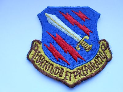 RAF/USAF squadron cloth patch fortitudo et preparatio | eBay UK
