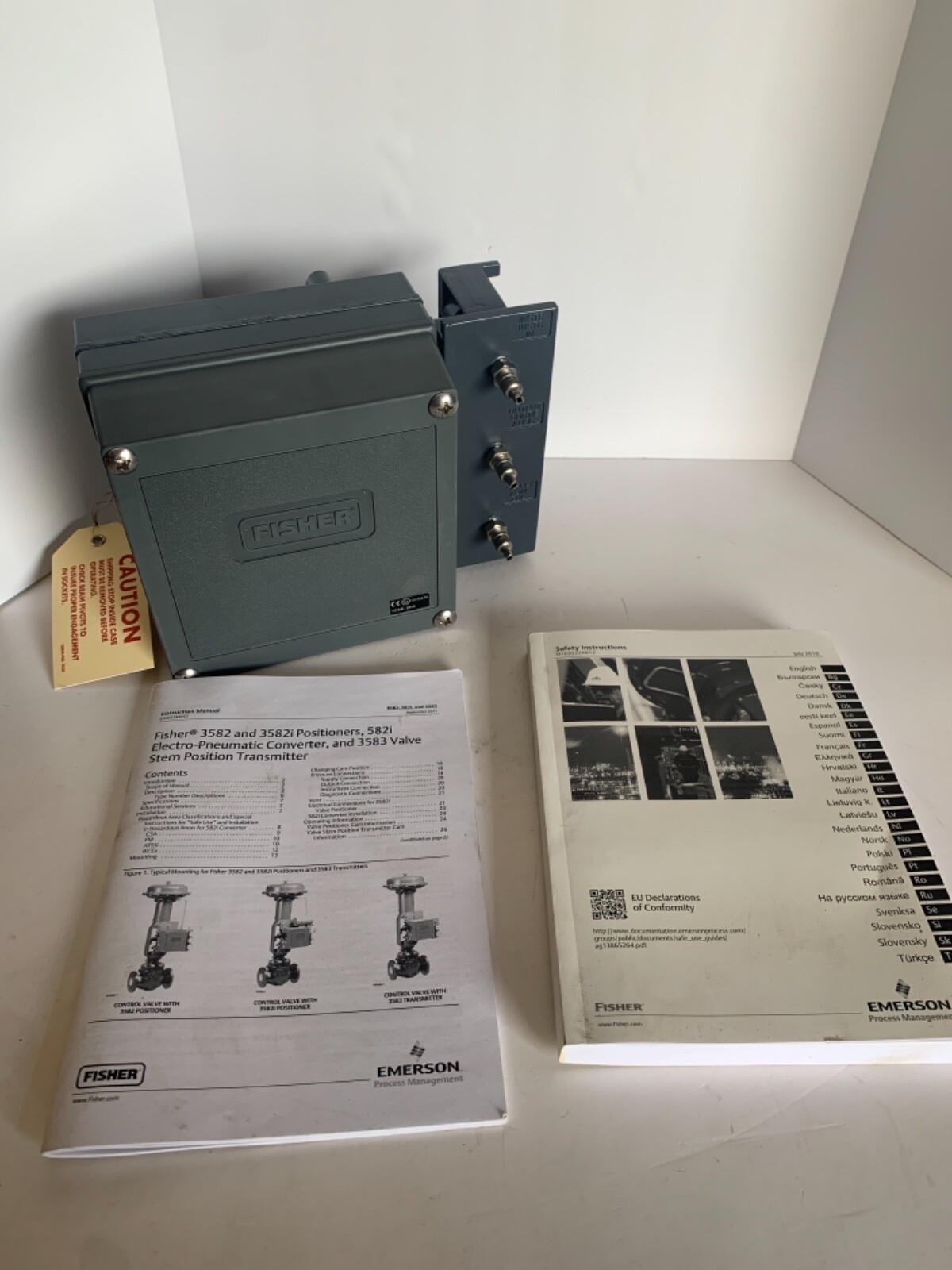 FISHER CONTROLS 3582-287-19292 PNEUMATIC VALVE POSITIONER *NEW* | eBay