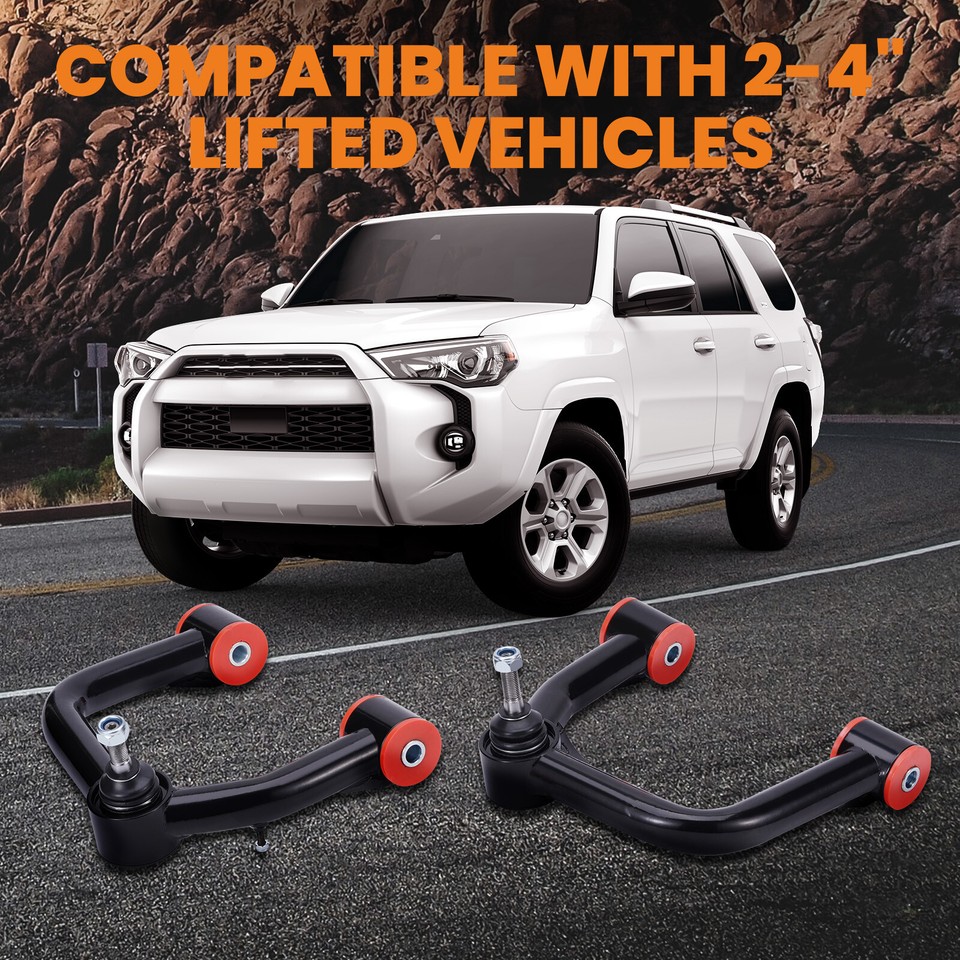 Front Upper Control Arms 2-4" Lift For 4Runner 2003-2022 FJ Cruiser ...