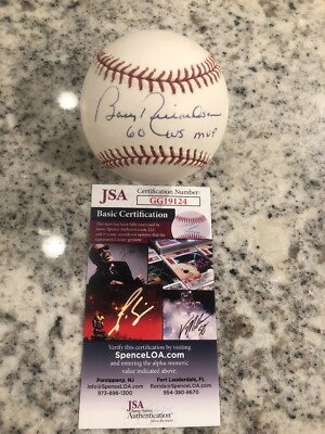 BOBBY RICHARDSON Signed Autographed Baseball Official MLB Ball INSCRIP ...