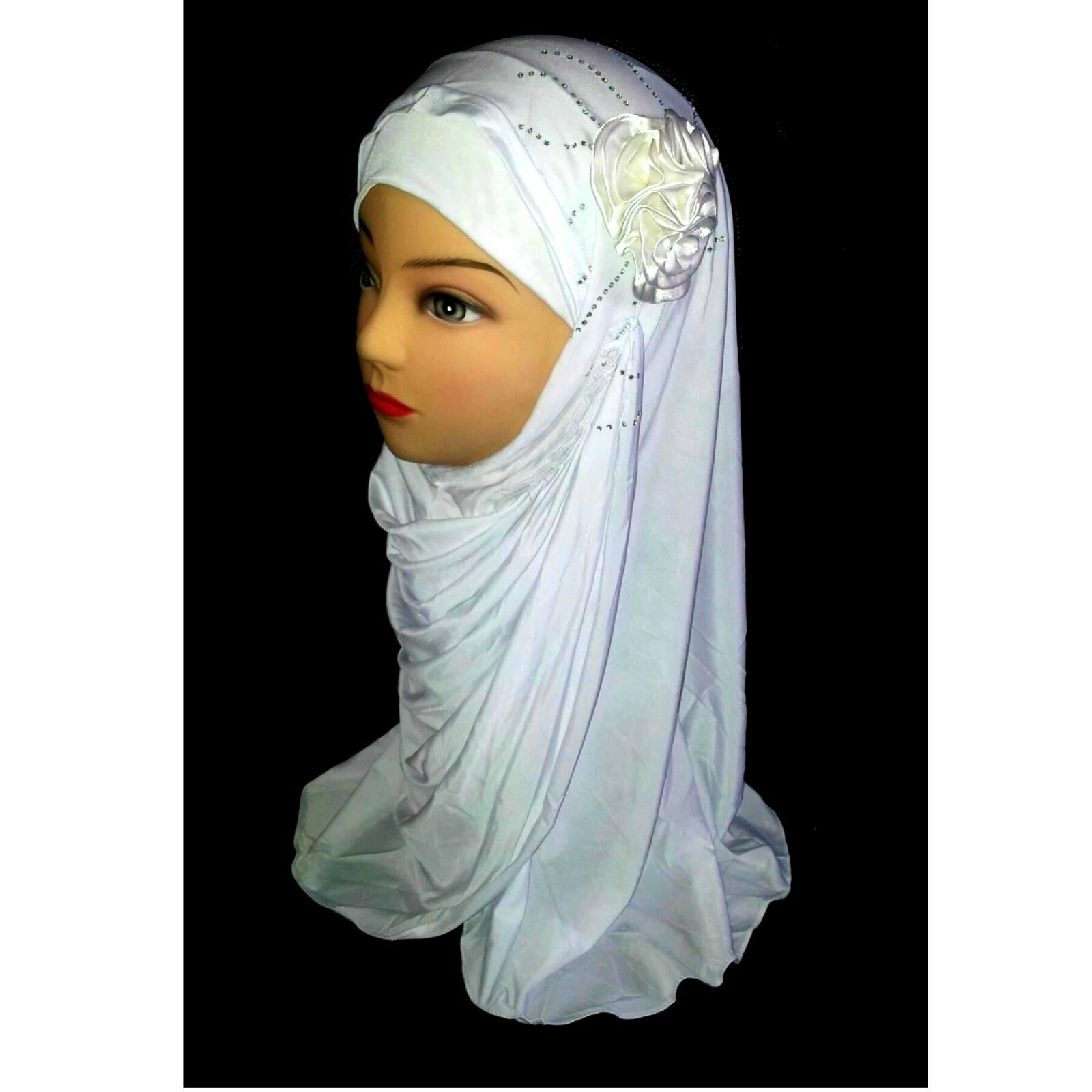 Kopftuch mit Strass Islam Kopfbedeckung Jadeed Muslima Hijab Tuch ...
