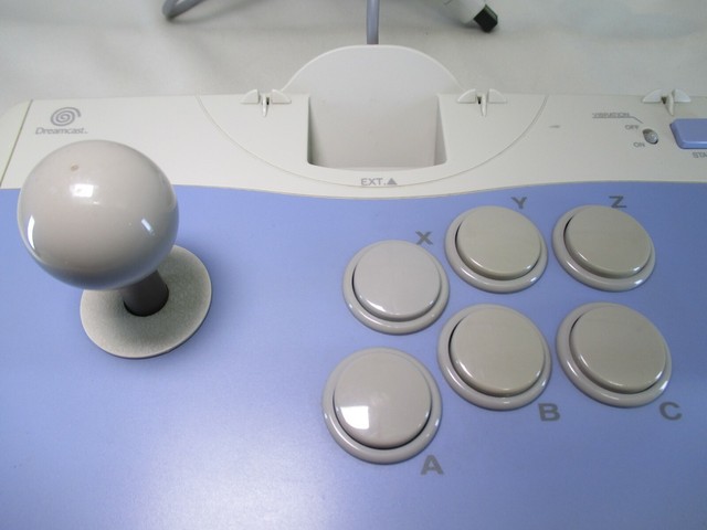 SEGA Dreamcast Ascii Stick Fighting Type arcade stick FT retro game ...