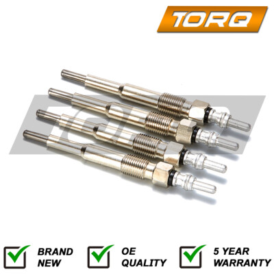 Torq 4X FOR AUDI A4 1.9 (2005-08) DIESEL HEATER GLOW PLUGS FULL SET ...