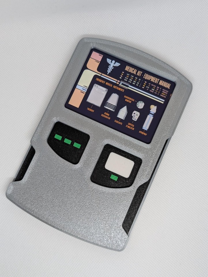Starfleet Medical Kit with Medical Tools - 3D Printed Hand Finished ...