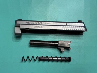 USED OEM SIG SAUER P229 COMPLETE STAINLESS SLIDE BARREL SPRING .40 CAL ...