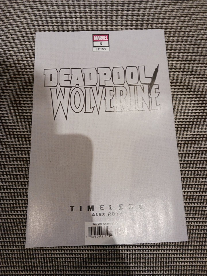 Deadpool Wolverine #5 Alex Ross Timeless Virgin Cover Var 5/28 Marvel ...