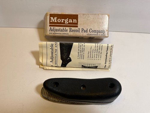 MORGAN ADJUSTABLE RECOIL PAD STRAIGHT #5 SHOULDER PLATE VINTAGE | eBay
