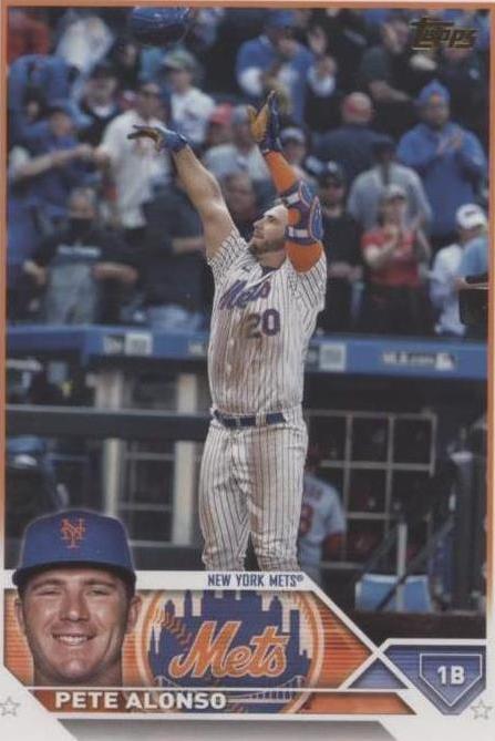 2023 Topps Series 1 - Pete Alonso #20 Ssp Image Variation Golden Mirror ...