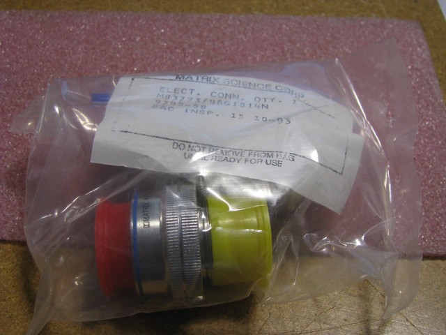 MATRIX SCIENCE CONNECTOR # M83723/96G1814N NSN 5935-01-371-8087 for ...