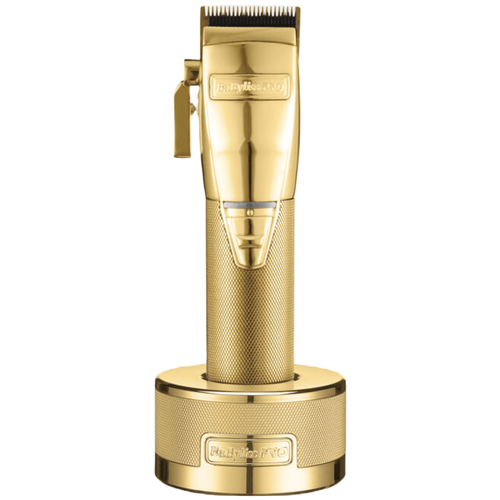 BaByliss PRO Barberology GOLD FX Clipper #FX870G + Charge Base Luxury ...