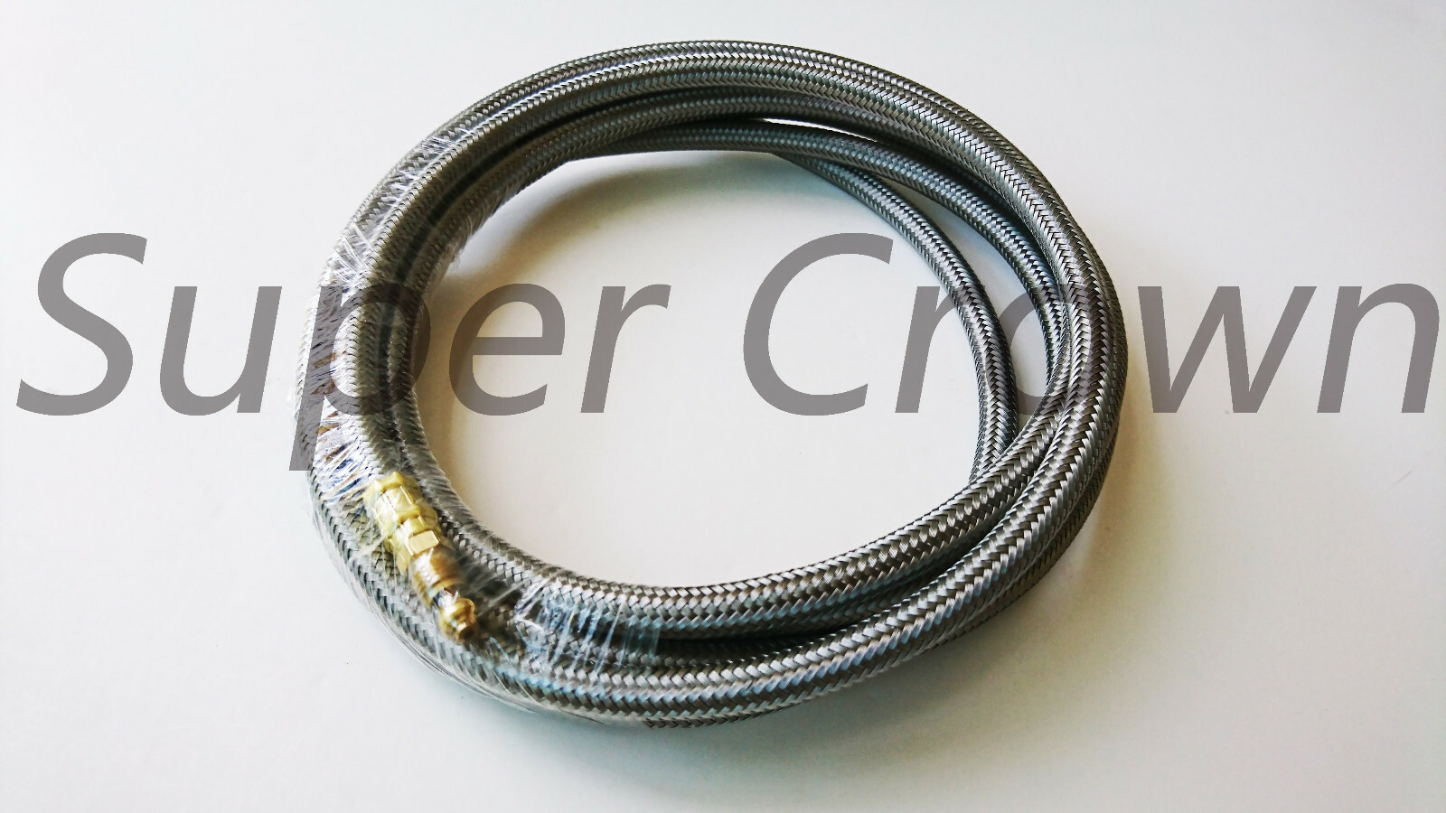 High Pressure Flexible Stainless Mesh Surround Lube Hose Bijur 4mm x ...