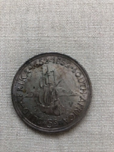 5 Shilling Südafrika 1652-1952 Georgius Sextus Rex | eBay