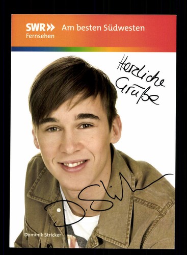 Dominik Stricker Die Fallers Autogrammkarte Original Signiert # BC ...