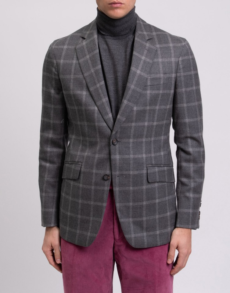 RRP €675 HACKETT Wool Blazer Jacket Size 42R / 52R / L Fox Brothers ...