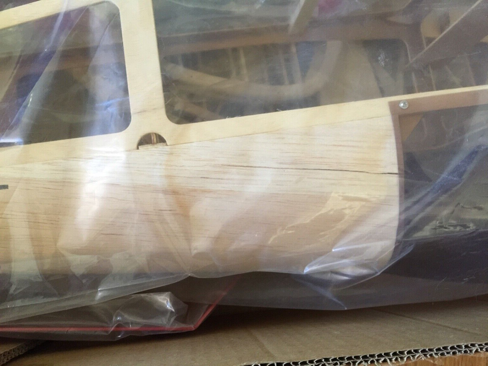 Vintage Cermark Pitts S2B RC Airplane .90 to 1.20 60" wing span Balsa ...