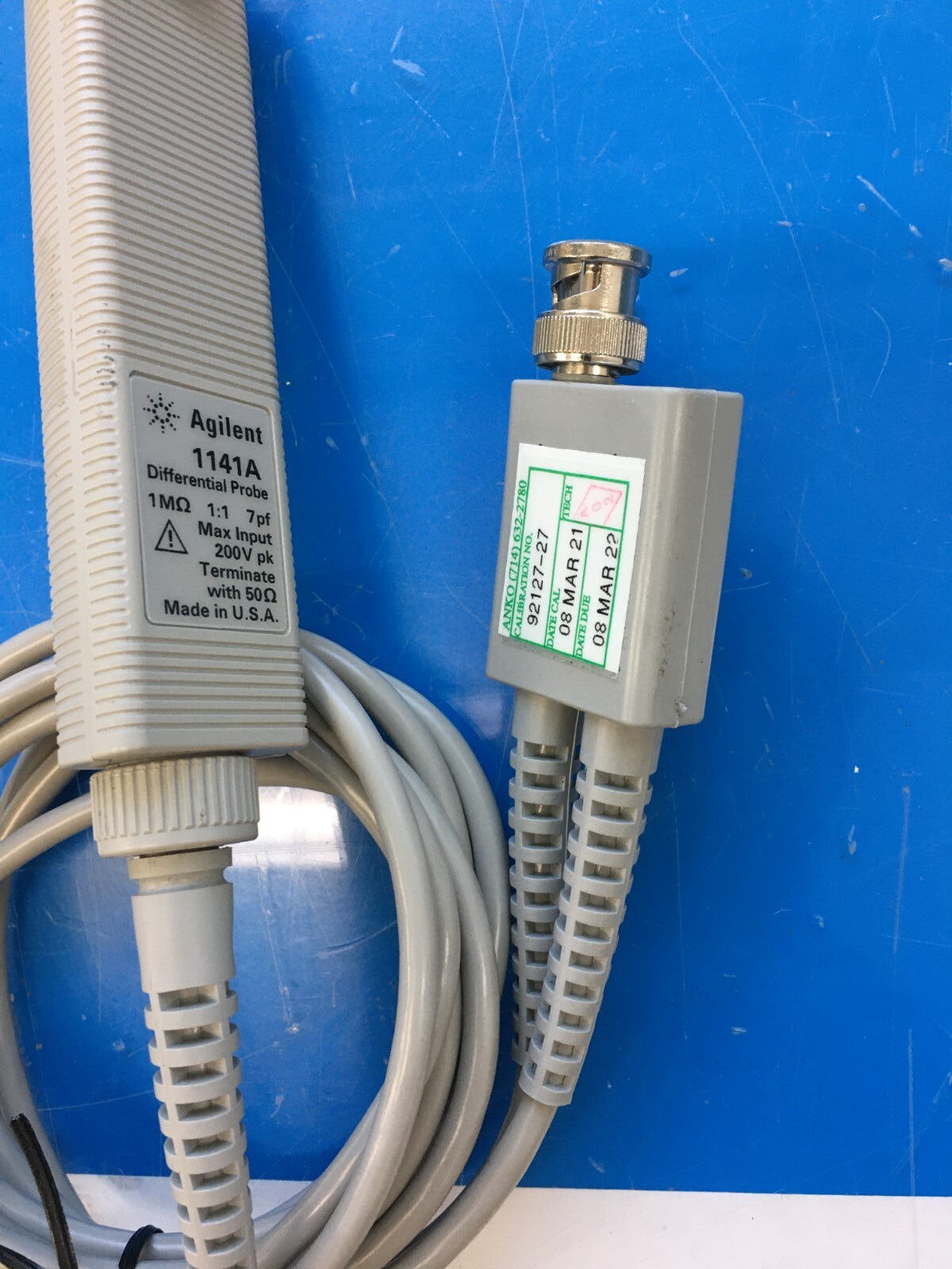 Agilent HP 1141A Differential Probe 1MΩ 1:1 7pf | eBay