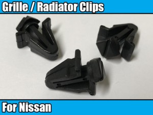 10x Grill Grille Front Radiator Trim Clips For Nissan Pathfinder 01553 ...
