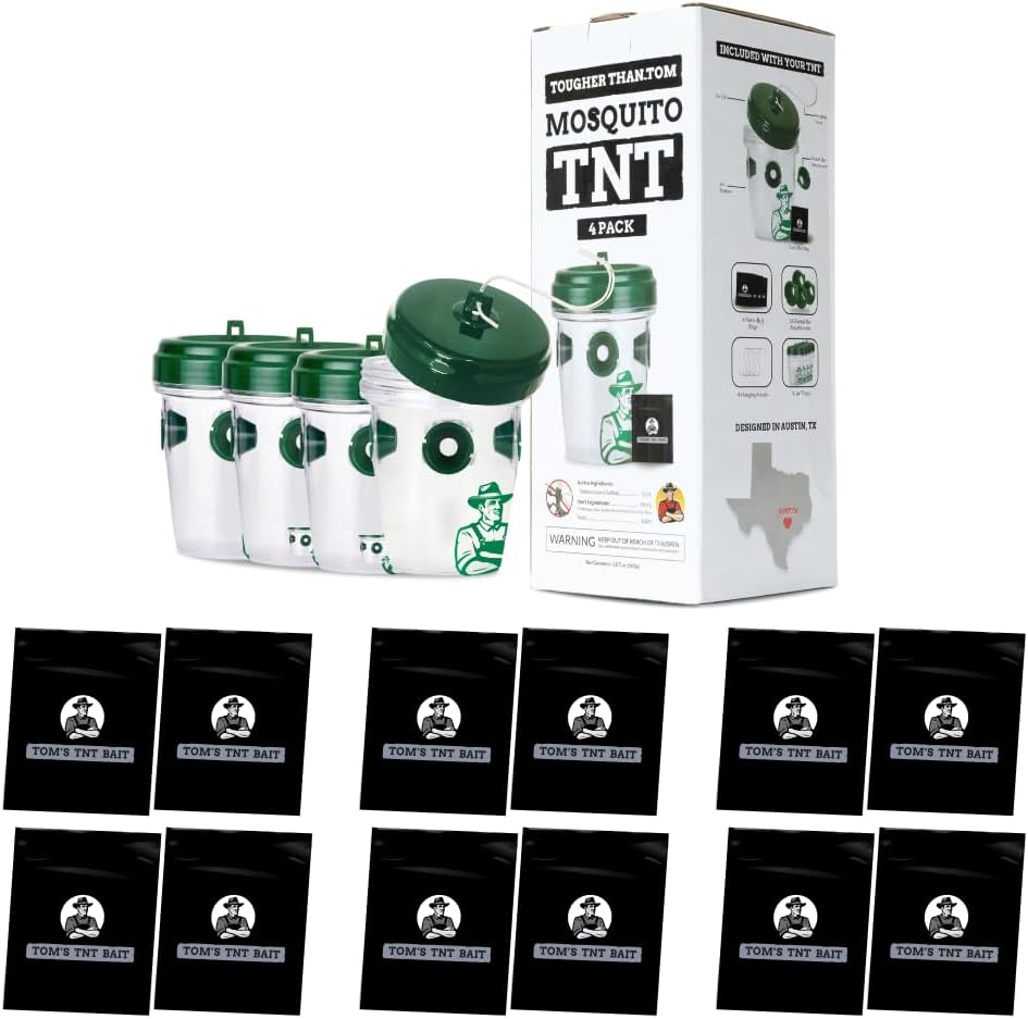 Mosquito TNT 2.0 Bait Bags 12-Pack | Natural Outdoor Pest Control, Pet ...