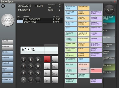 Electronic point of sale Software (Sage Line 50 EPOS) Retail, Bars ...