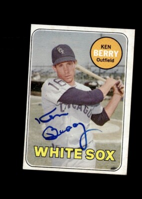Ken Berry White Sox 1969 Topps authentic autographed card | eBay