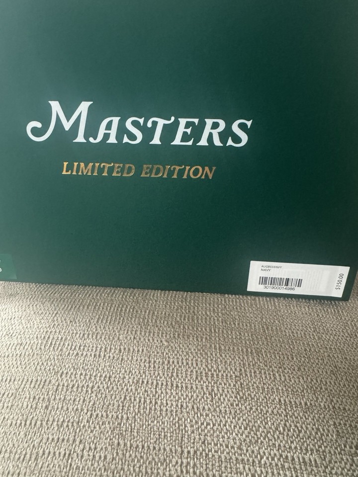Limited Edition Masters Hat Berckmans Place Logo #274/300 ANGC Trophy ...