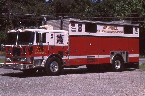 Arundel MD Squad 7 2007 Seagrave Heavy Rescue - Fire Apparatus Slide | eBay