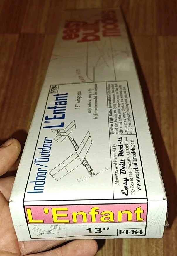 Easy Built Models L'Enfant Model Airplane Kit | eBay