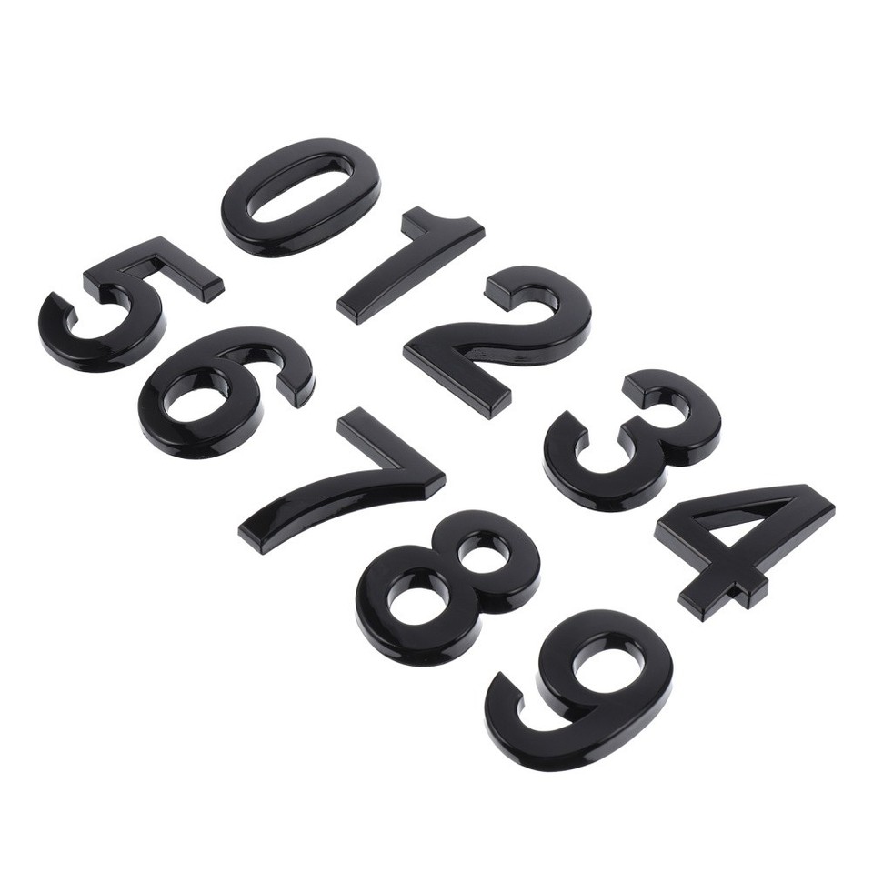 10 Pcs House Address Sign Plaque Number Stickers Apartment Numbers for ...