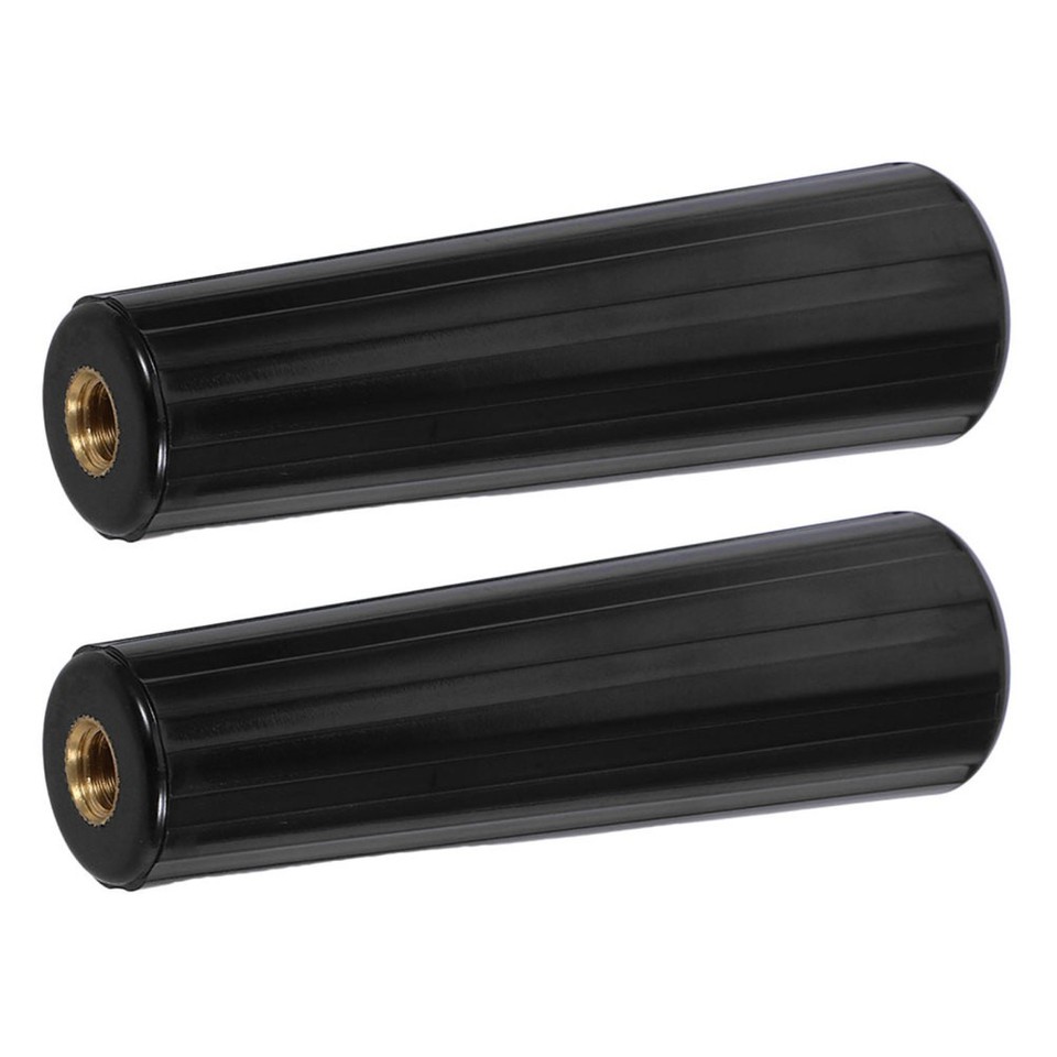 2 Pcs Rotary Grill Set Bbq Accessories Fork Replacement Rod Grip | eBay ...