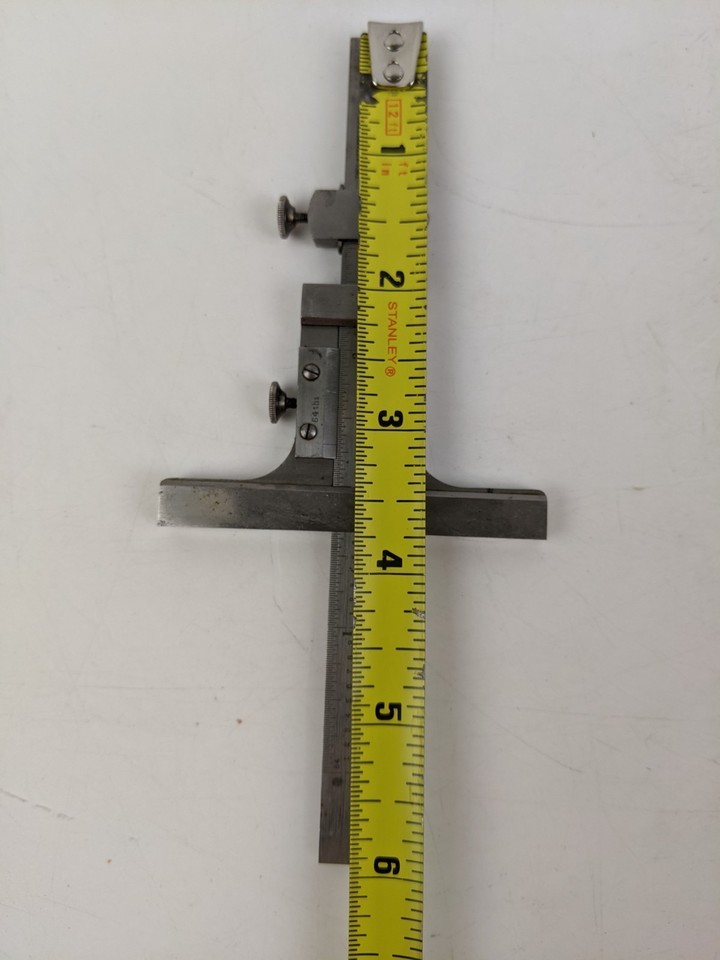 Vintage L. S. Starrett No. 448 Vernier Depth Gage Machinist Tool USA | eBay