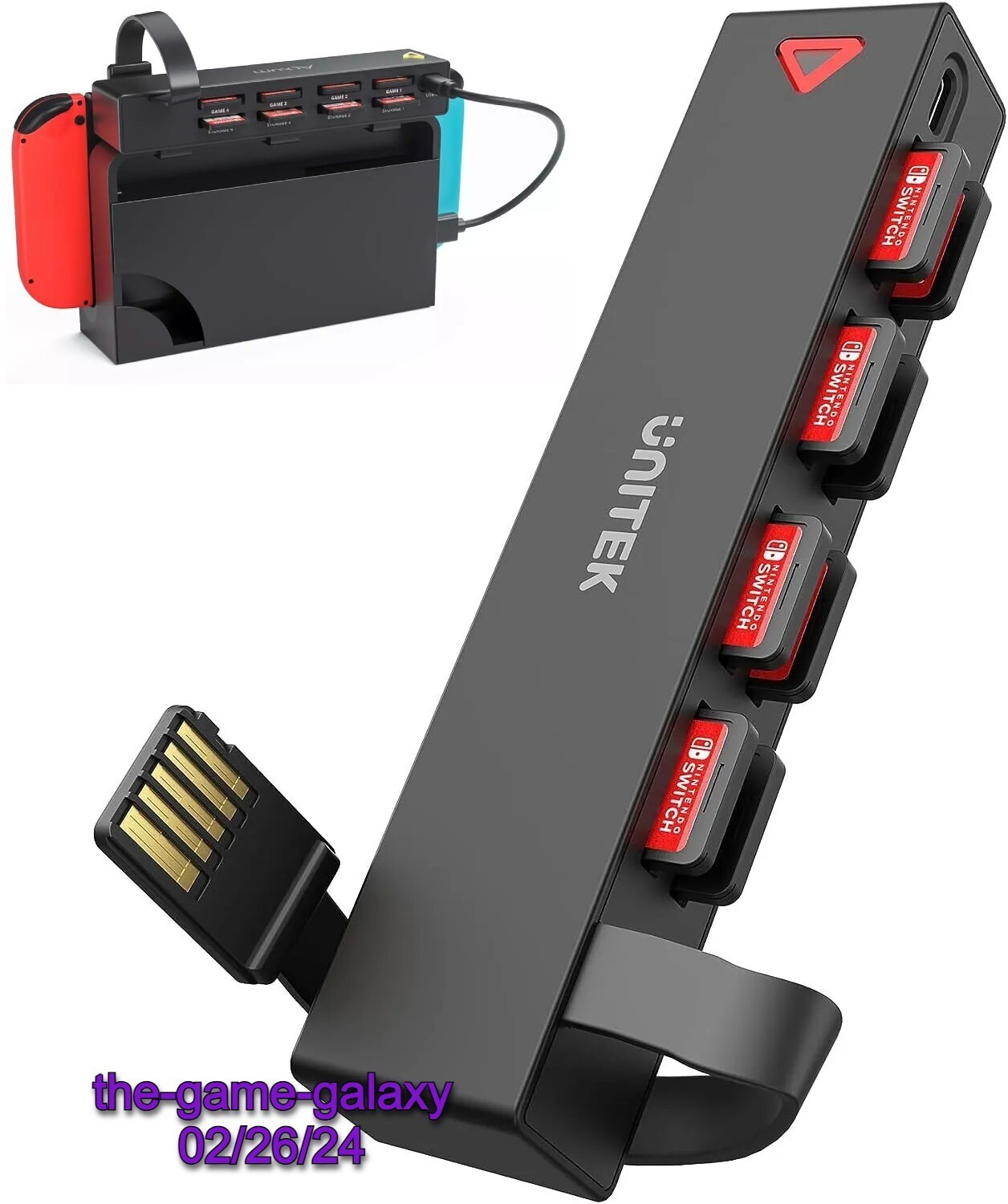 Game Card Reader 8 in 1 Game Card Adapter Changer for Nintendo Switch ...