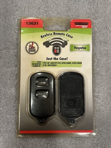 Toyota Models Dorman Keyless Entry Remote Fob Case 13631 | Black ...