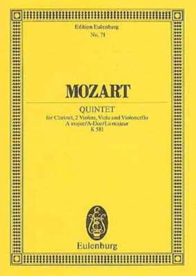 Mozart - Clarinet Quintet A K 581 Study Score (Softcover Book) | eBay ...