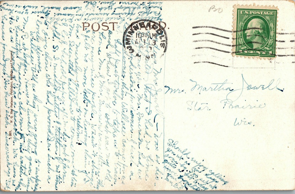 Minnehaha Glen 1902 Vintage Postcard AA1 | eBay