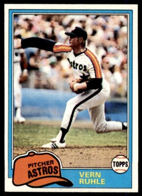 1981 TOPPS VERN RUHLE . HOUSTON ASTROS #642 | eBay
