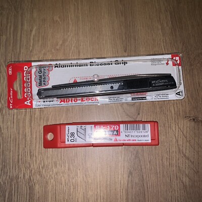 Set A 300 GRP, Aluminium-Gehäuse, anthrazit NT Cutter + 10 Ersatzklinge ...