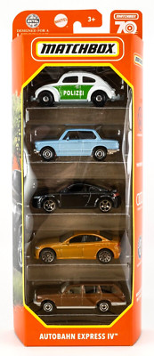 2023 Matchbox Autobahn Express IV 5-Pack | VW Beetle | BMW | Audi ...
