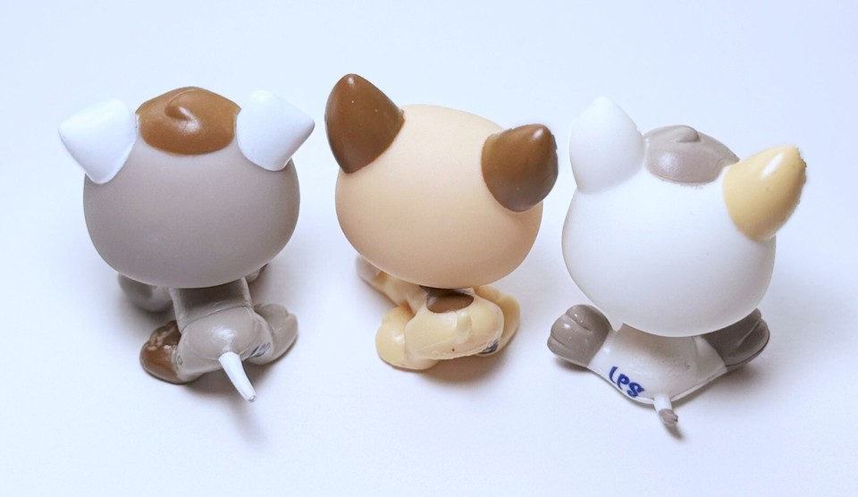 Authentic Littlest Pet Shop LPS #1876 1877 1878 Puppy Dog Triplets ...