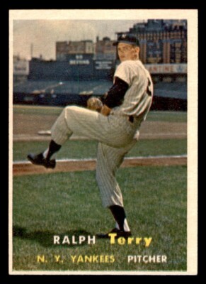 1957 Topps Baseball #391 Ralph Terry EX/MT *i1 | eBay
