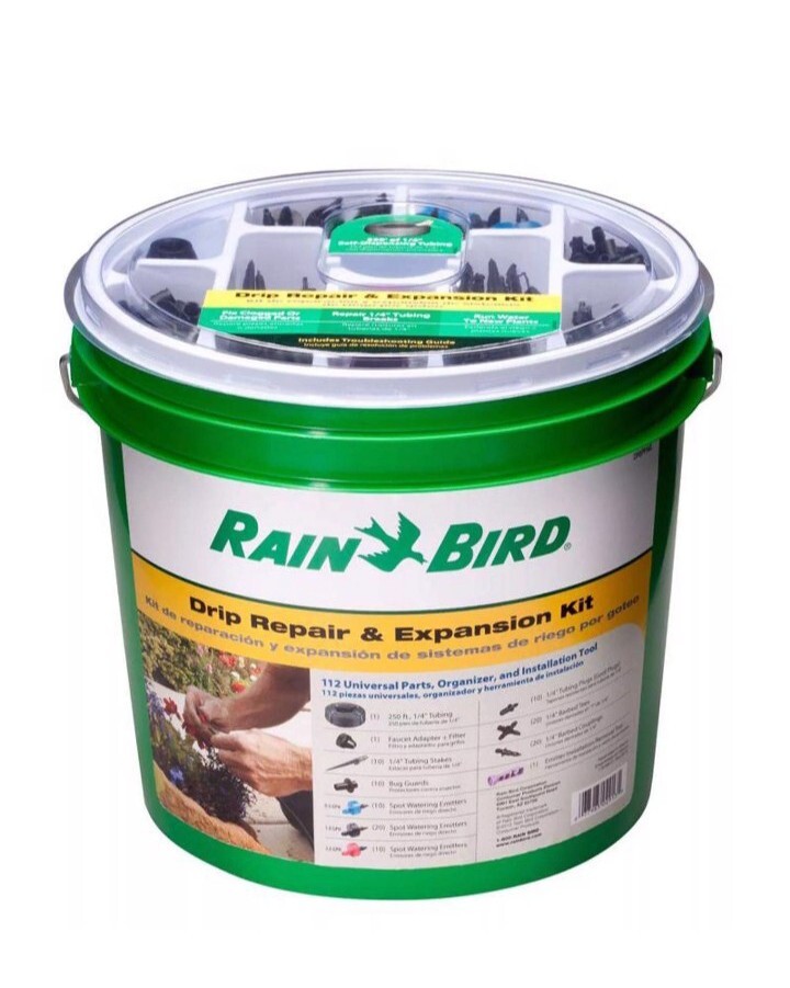 Rain Bird Drip Irrigation Repair & Expansion Kit DRIPPAILQ Raised Bed ...