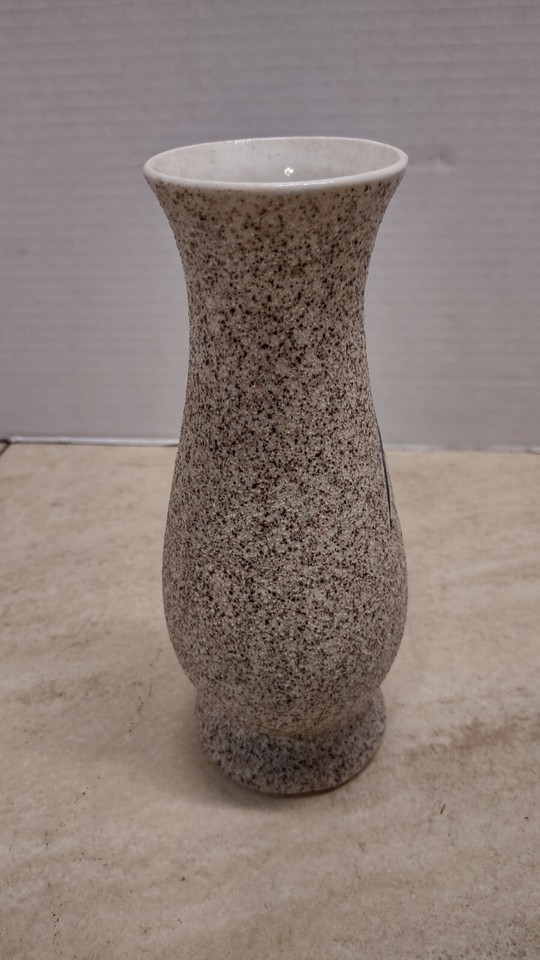7" Rough Sand Textured Pottery Vase w/ Design | eBay